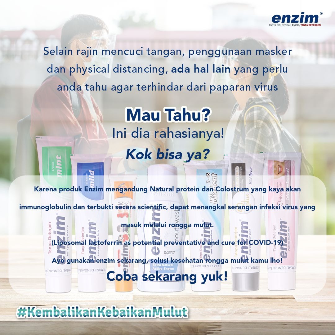 enzim Fresh Mint toothpaste | Inaexport