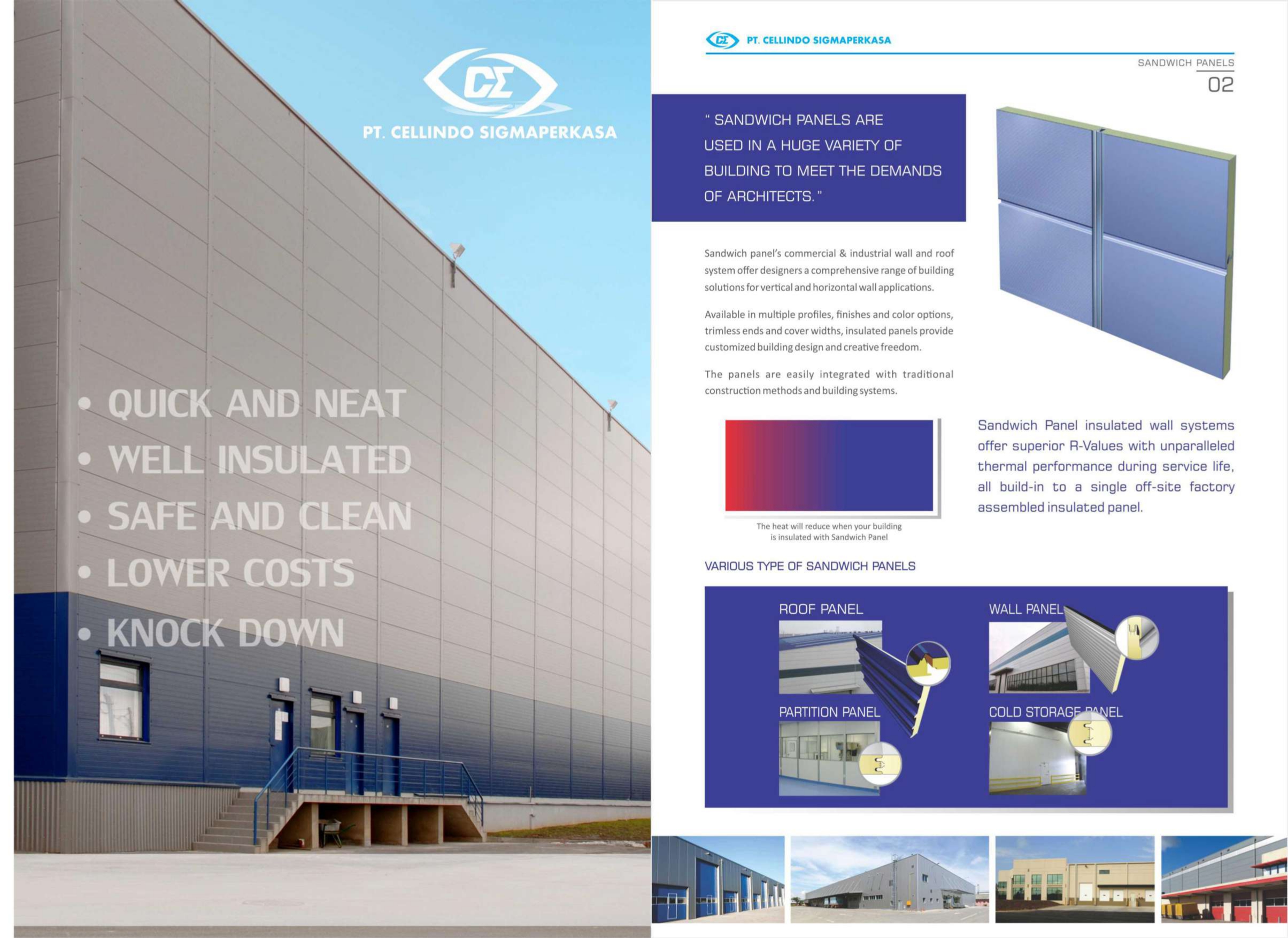 SANDWICH PANELS (ZELLTECH) | Inaexport