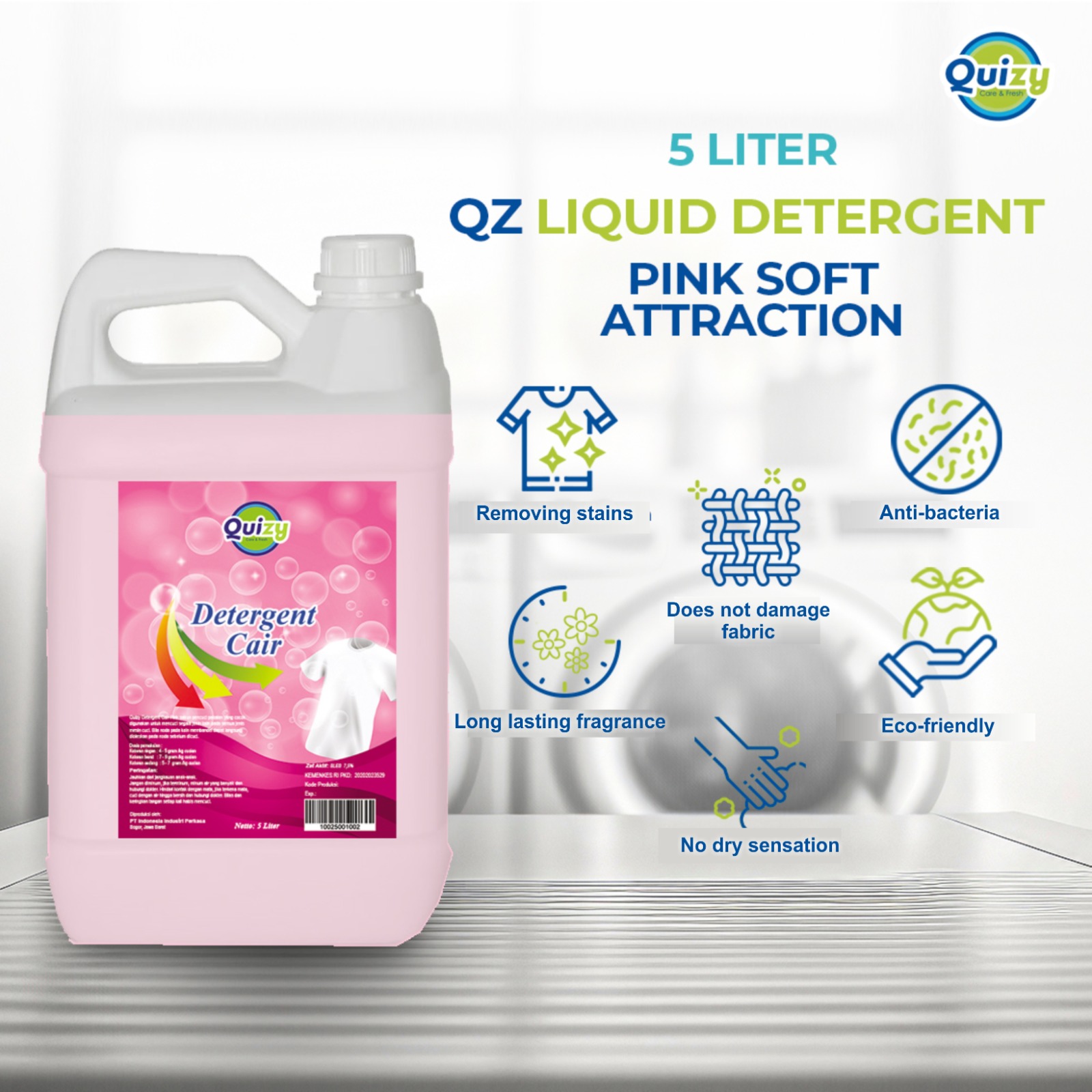 QZ Liquid Detergent Pink | Inaexport