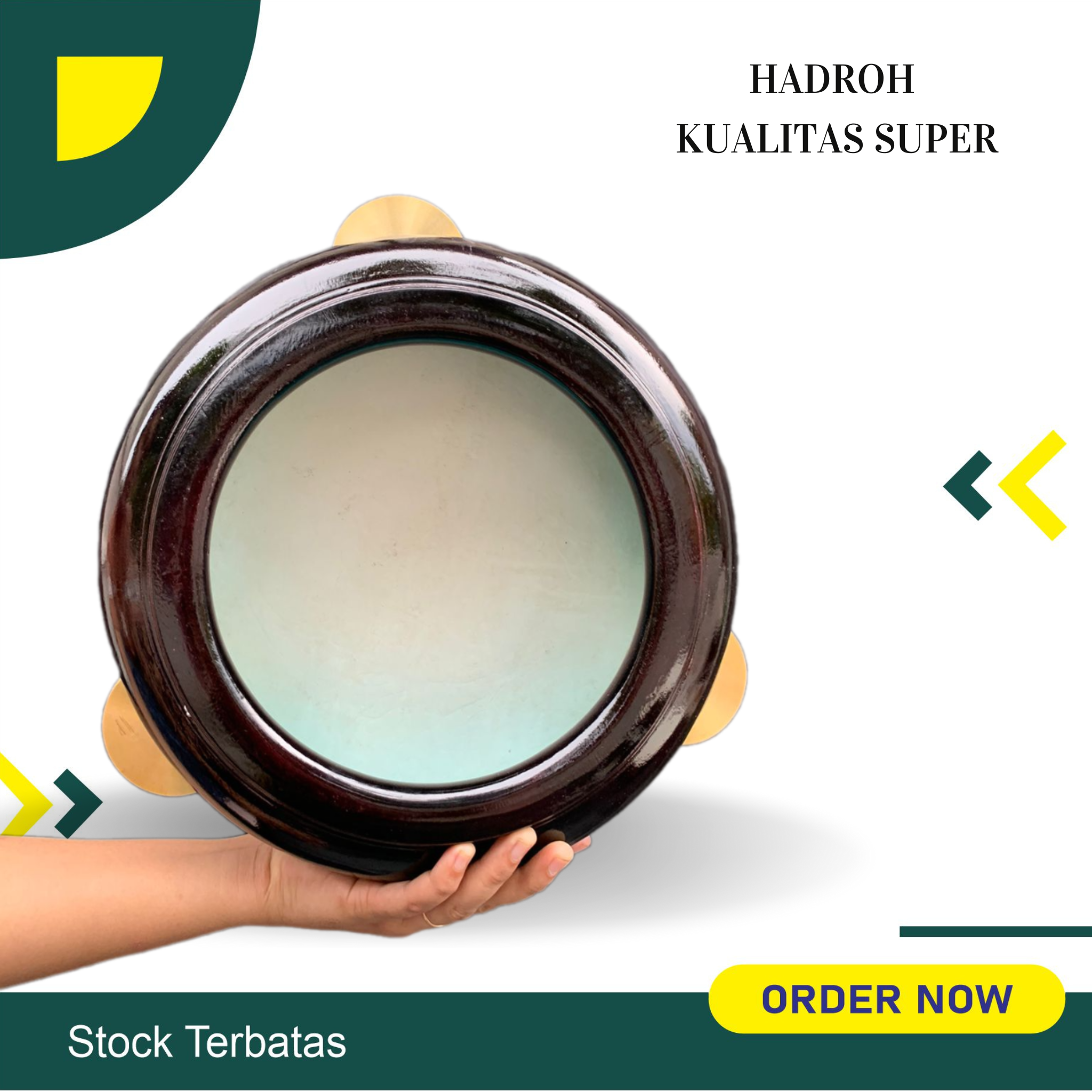 Super quality mango wood hadroh tambourine | Inaexport