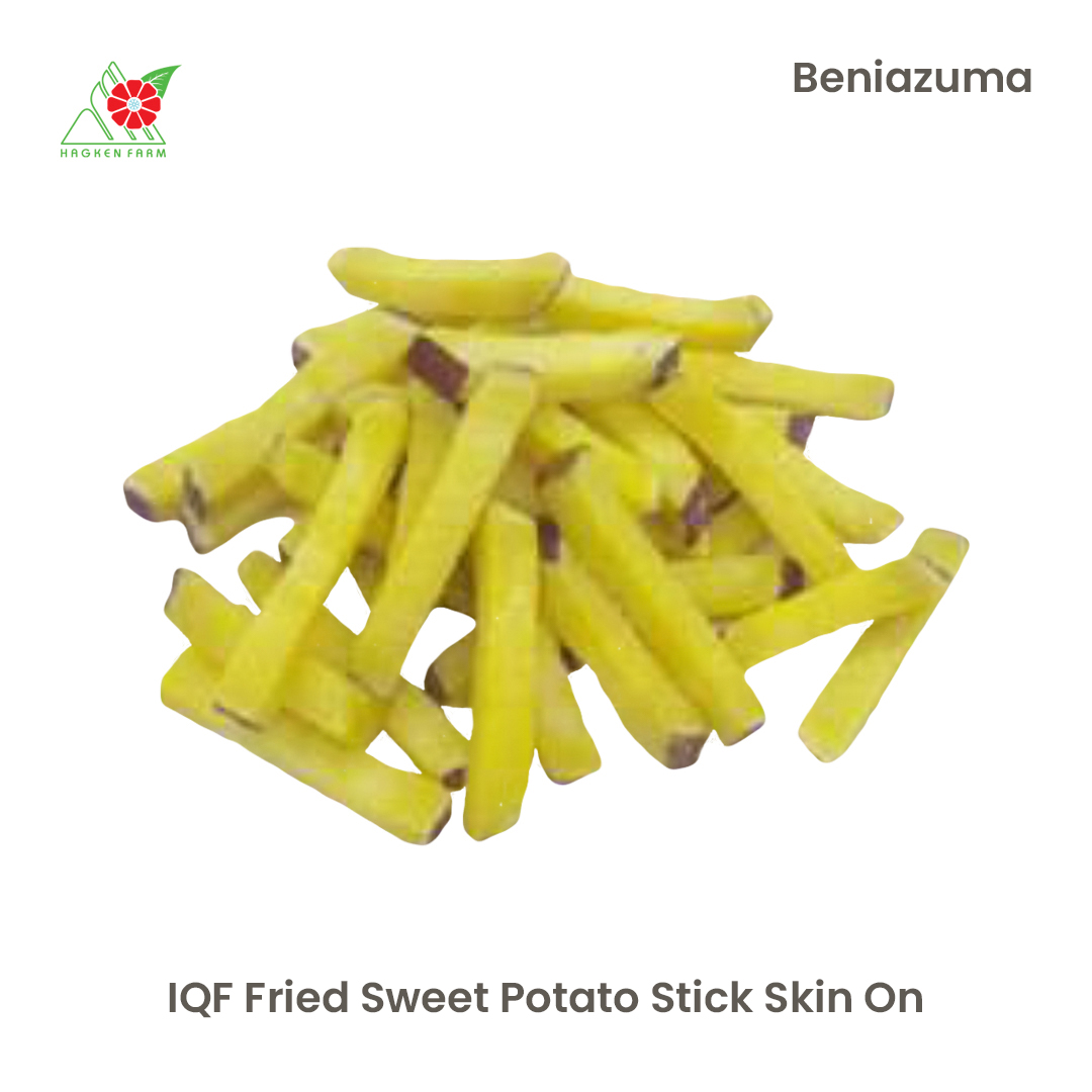 IQF Fried Sweet Potato Stick Skin-On | Inaexport